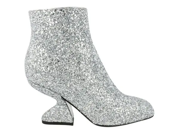FERRAGAMO Sal 85 Glitter Ankle Booties