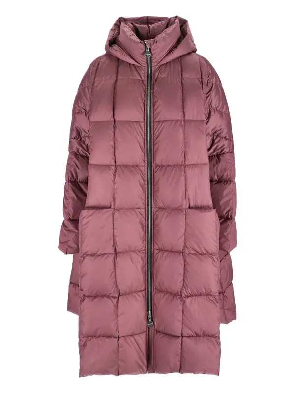 IENKI IENKI Maxi 'pyramid Leon' Down Jacket - Purple
