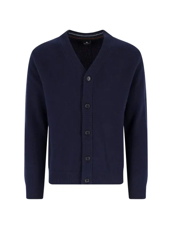 DRUMOHR Merino Wool Cardigan - Blue