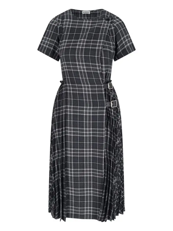 Burberry Meryl Midi Dress - Gray