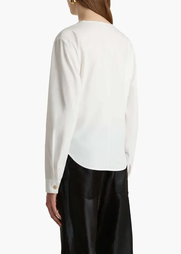 Khaite Poe Top - Chalk