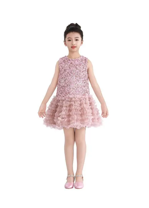 TULLEEN Sequin And Tulle Party Dress