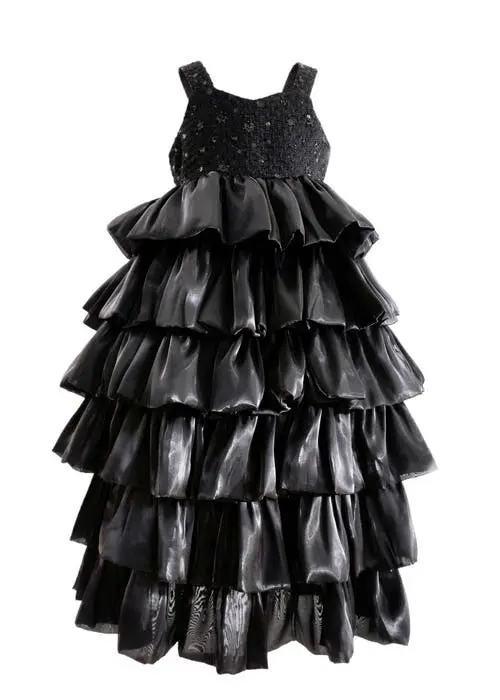 TULLEEN Ruffle Tiered Gala Dress