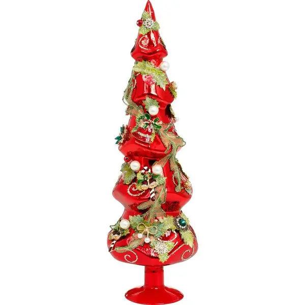 MARK ROBERTS Jeweled Tree - Red
