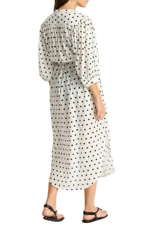 SEA LEVEL Dottie Long Sleeve Cover-up Dress