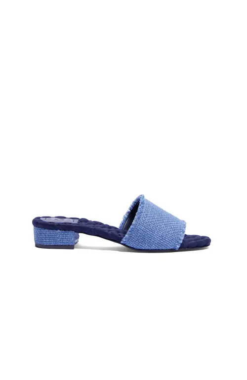 Aera Giorgia Low Heeled Sandal - Classic Blue
