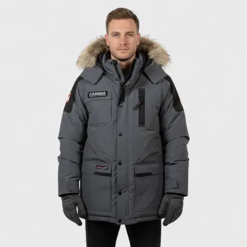 CANADA WEATHER GEAR Heavyweight Arctic Parka - Charcoal