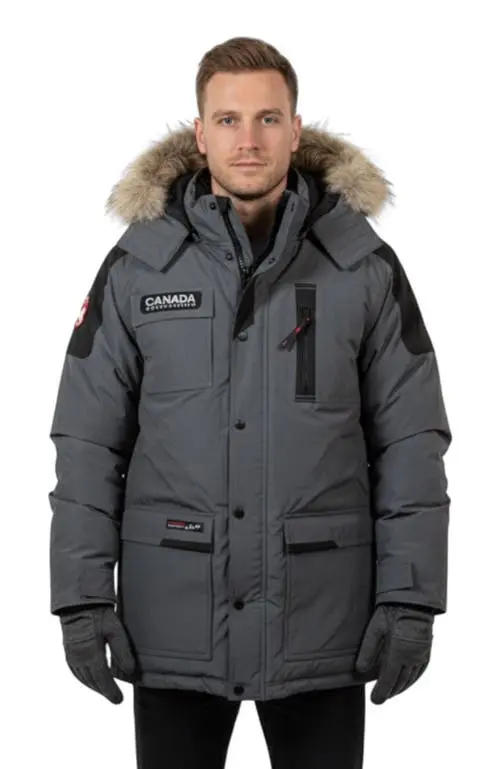 CANADA WEATHER GEAR Heavyweight Arctic Parka - Charcoal