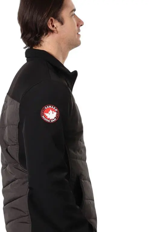 CANADA WEATHER GEAR Hybrid Softshell Puffer Jacket