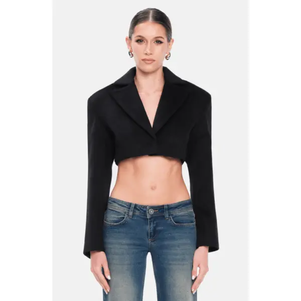 OW Nova Cropped Wool Blazer