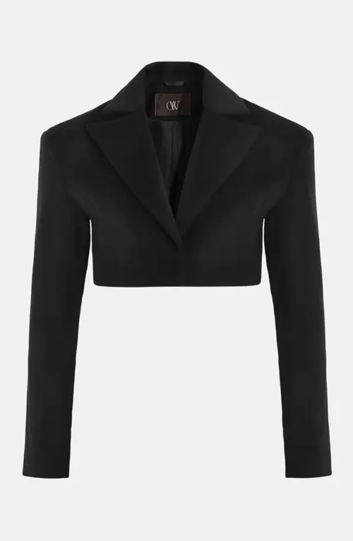 OW Nova Cropped Wool Blazer