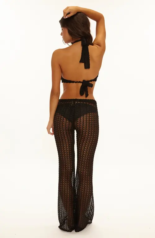 BEACH BUNNY Crochet Pant Cover-up