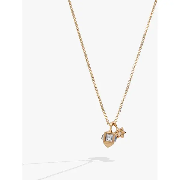 ALEX AND ANI Hanukkah Duo Charm Necklace - Gold