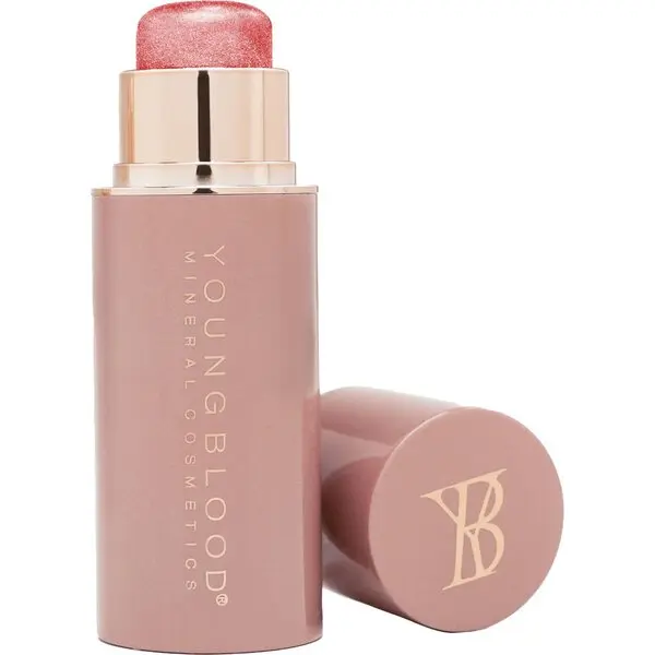 YOUNGBLOOD MINERAL COSMETICS Pro Glow Crème Highlighter Stick - Tryst (pinched Pink Shimmer)