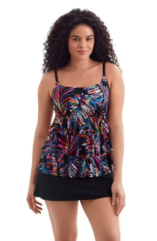 LONGITUDE Skirtini Long Torso One Piece Swimsuit - Coolangata