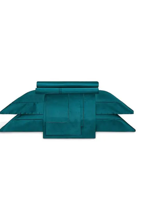 TOGAS Rhapsody Fitted Sheet - Blue-green