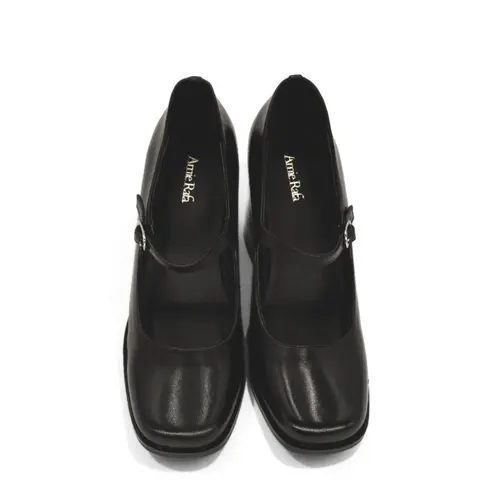 AMIE RAFA Jackie Mary Jane Heels - Black