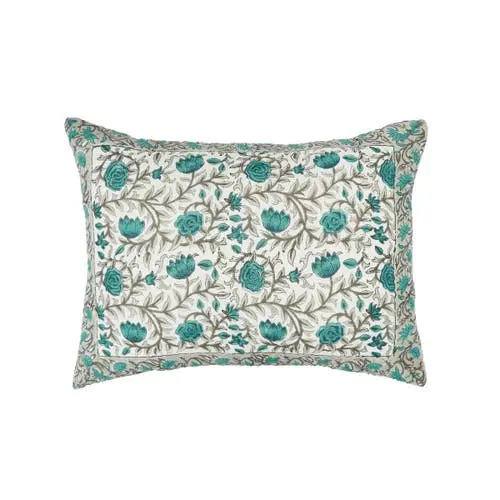 CAROL & FRANK Victory Surf Cotton Pillow Sham - Blue