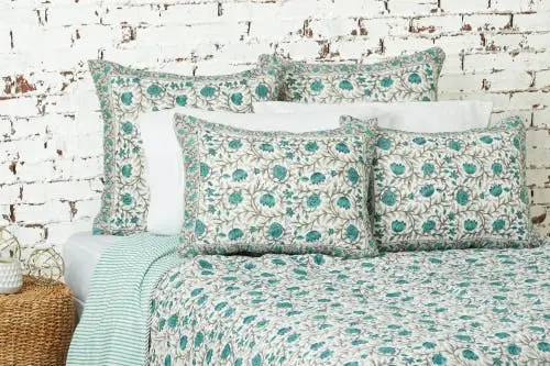 CAROL & FRANK Victory Surf Cotton Pillow Sham