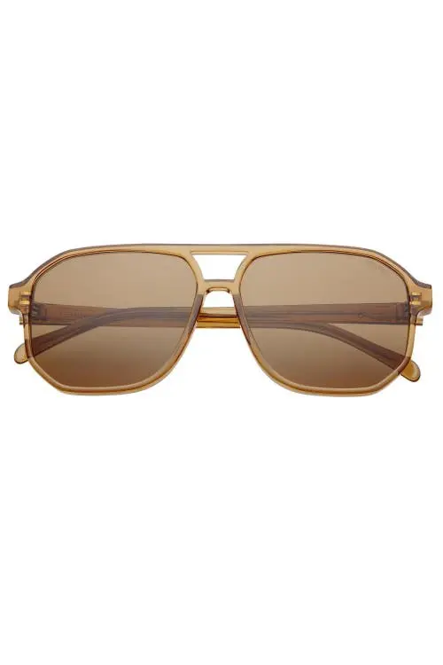 FREYRS EYEWEAR Billie Aviator Sunglasses - Brown