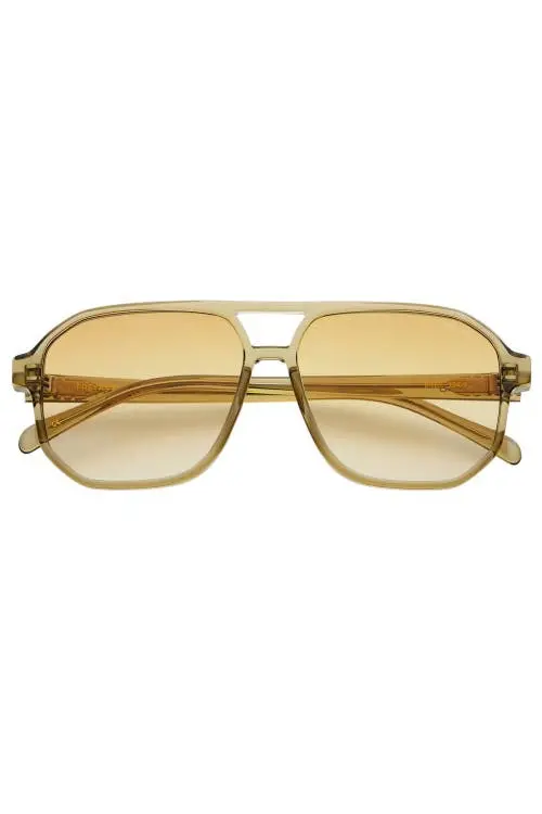 FREYRS EYEWEAR Billie Aviator Sunglasses - Olive