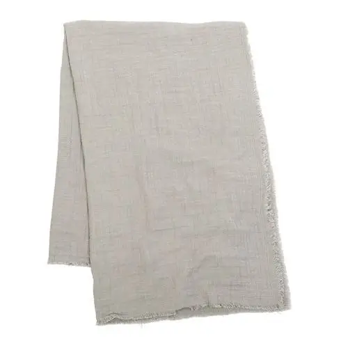 ELISABETH YORK 50" X 70" Feather Gauze Throw Collection - Grey