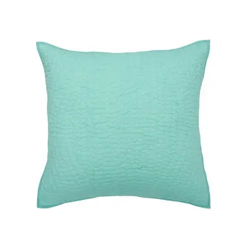 CAROL & FRANK James Cotton Pillow Sham - Green
