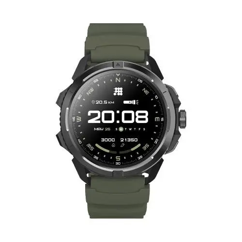 CUBITT Terra Rugged Smartwatch With Dual-band Gps - Green