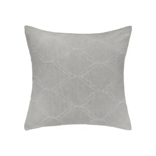 ELISABETH YORK Elaine Stone Cotton Pillow Sham - Grey