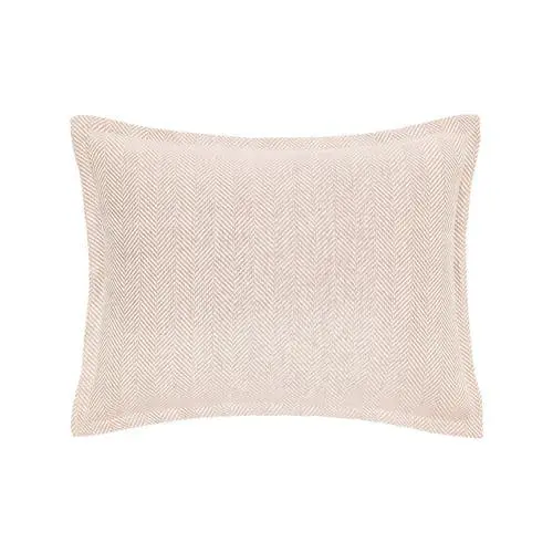ELISABETH YORK Torin Rosewood Cotton Pillow Sham - Pink