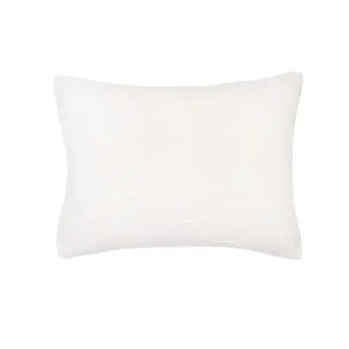 ELISABETH YORK Elaine Dove Cotton Pillow Sham - White