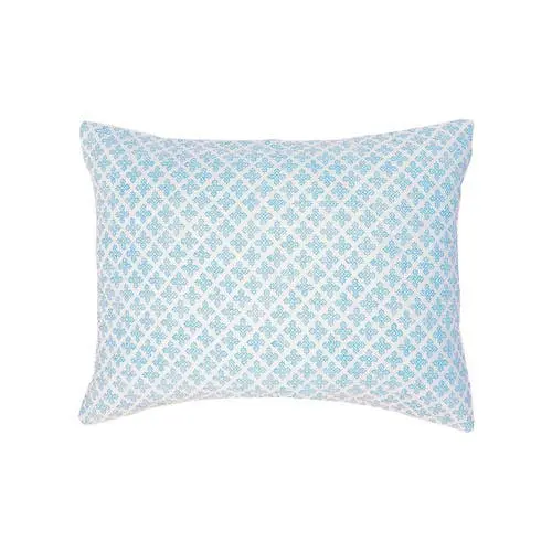 CAROL & FRANK Talley Santorini Cotton Pillow Sham - Blue