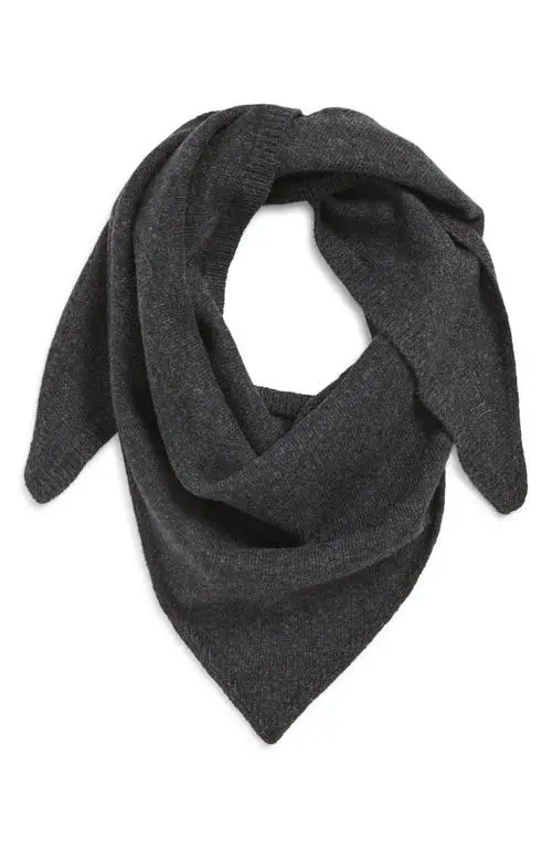 Paloma Wool Prima Extrafine Merino Wool Triangle Scarf - Grey