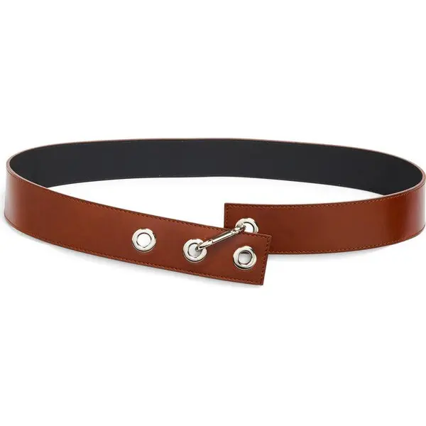 Paloma Wool Hoop Carabiner Leather Belt - Brown