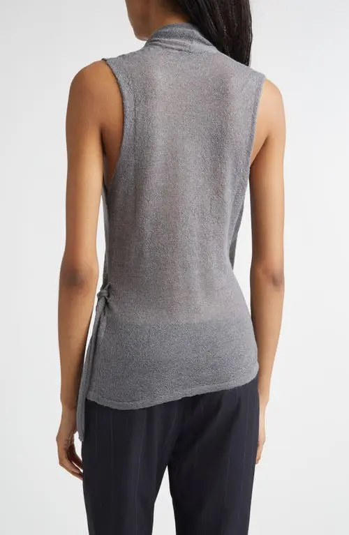 Paloma Wool Baby Alpaca & Merino Wool Blend Wrap Top