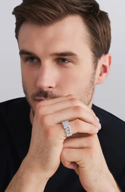 Lagos Pavé Diamond Curb Link Ring