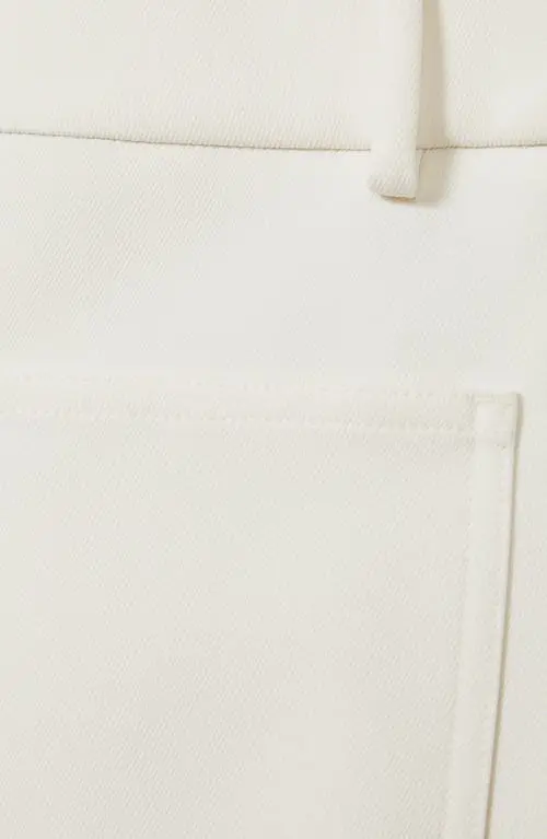 REISS Priya Flared Trousers - Cream
