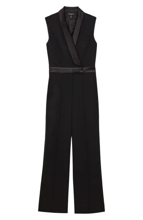 REISS ATELIER Gaia Satin-trim Jumpsuit