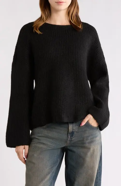 PACSUN Crewneck Sweater - Black