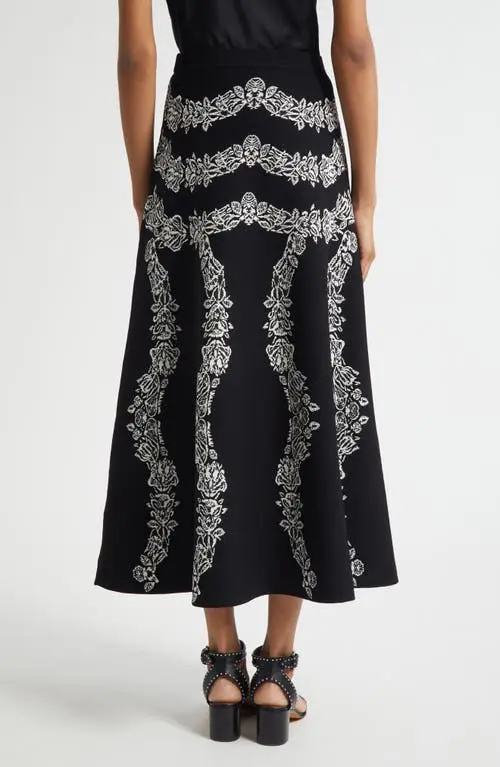 Ulla Johnson Valencia Jacquard Maxi Skirt - Noir