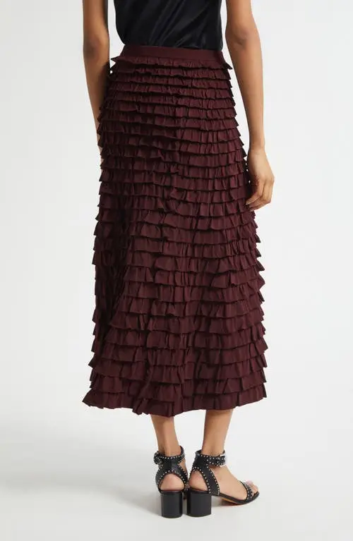 Ulla Johnson Mimi Ruffle Midi Skirt