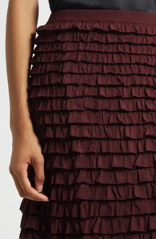 Ulla Johnson Mimi Ruffle Midi Skirt
