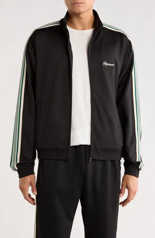 REPRESENT Embroidered Logo Stripe Track Jacket