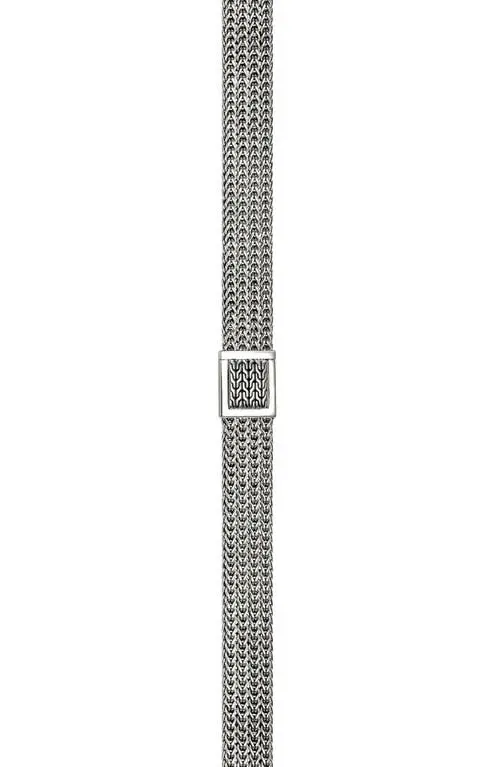 John Hardy Pavé Diamond Sterling Necklace - Silver