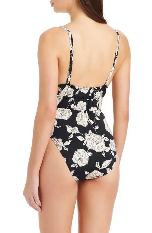 Sanctuary Floral Print One-piece Swimsuit