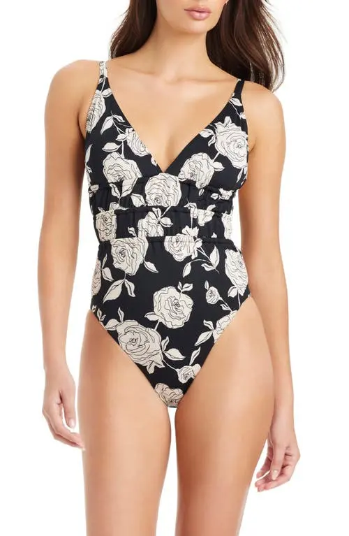 Sanctuary Floral Print One-piece Swimsuit