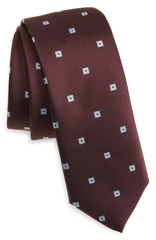 BOSS Bico Standard Neck Tie - Dark Red