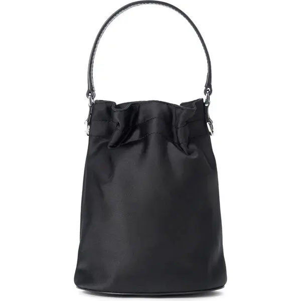 Staud Lila Satin Mini Bucket Bag