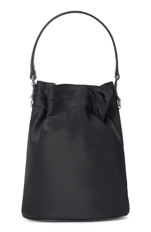 Staud Lila Satin Mini Bucket Bag