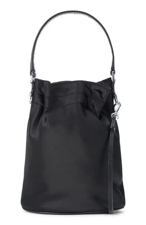 Staud Lila Satin Mini Bucket Bag